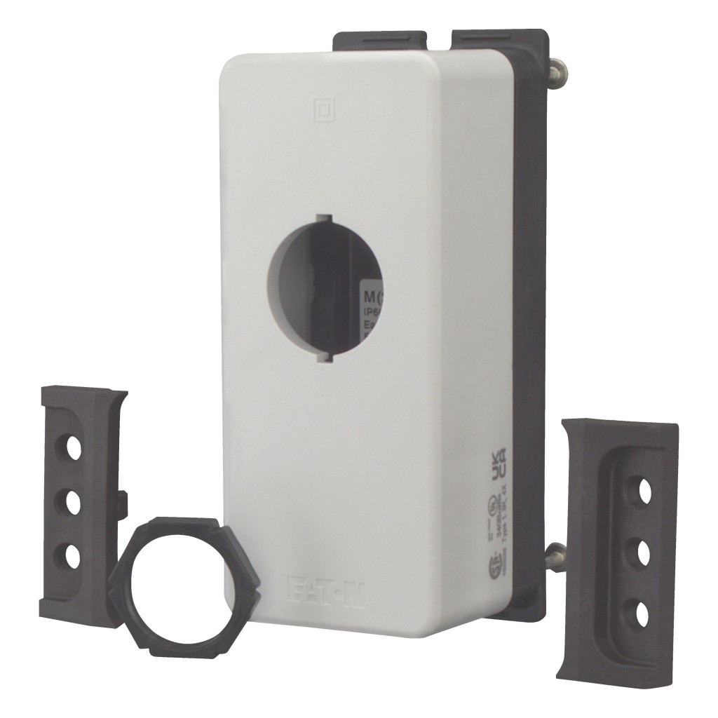 EATON 197230 Surface mounting enclosure, flat, 1 mounting lo